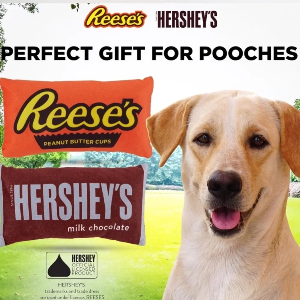 hershey | Dog | Hershey Bar Dog Squeaky Toy | Poshmark